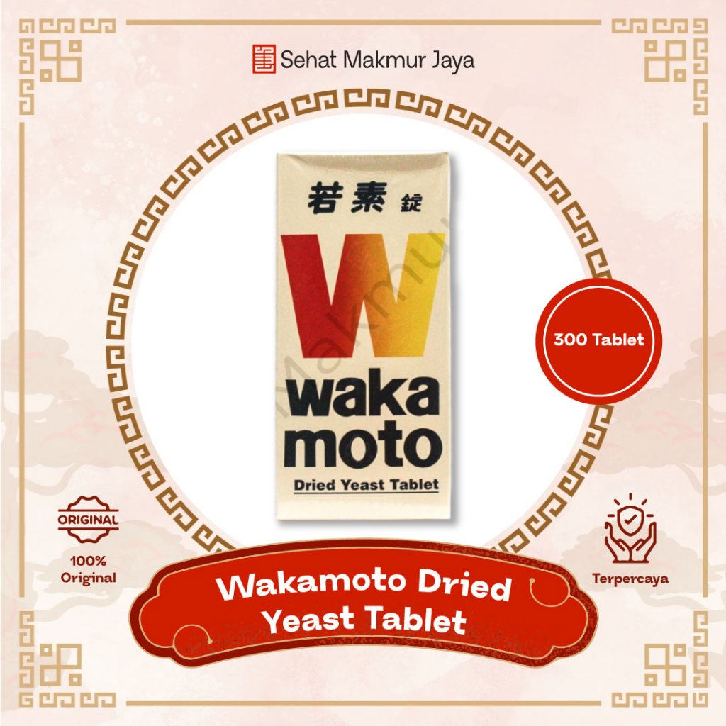 Jual Wakamoto Dried Yeast Tablet - Isi 300 Tablet | Shopee Indonesia