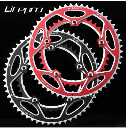 Jual Lp Litepro Double Chainring Sepeda Lipat 53-39T 53 39T BCD 130 mm ...