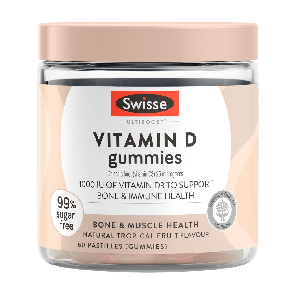 Jual Swisse Ultiboost Vitamin D Gummies For Bone Health Support | 60 pack Australia | Shopee ...