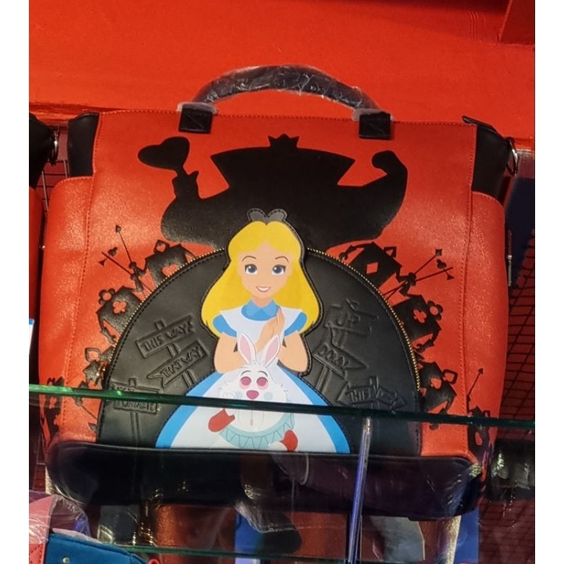 Jual Loungefly Disney Alice In Wonderland Villains Convertible Backpack ...
