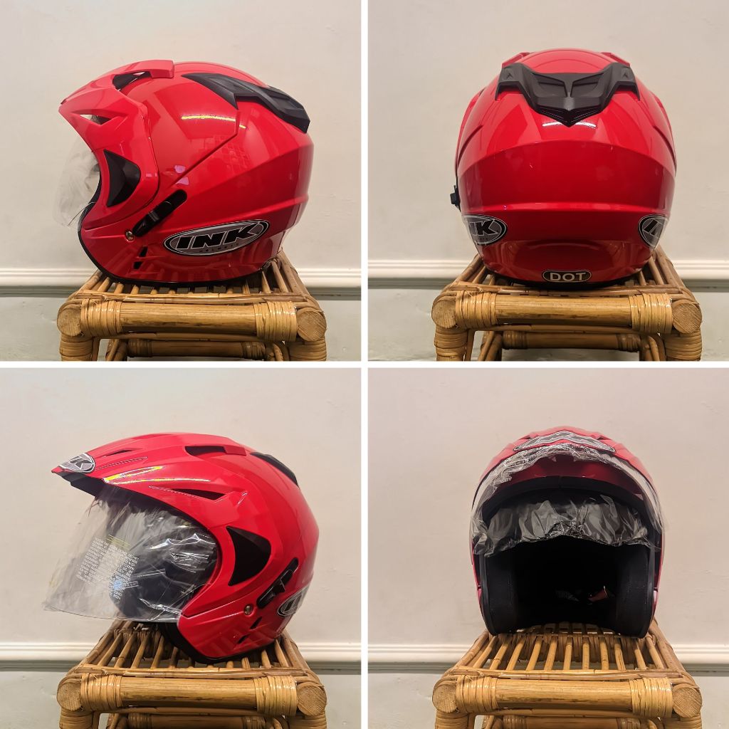 Jual Helm Double Visor JP8 SNI Helem Murah Dewasa Pria Wanita COD ...