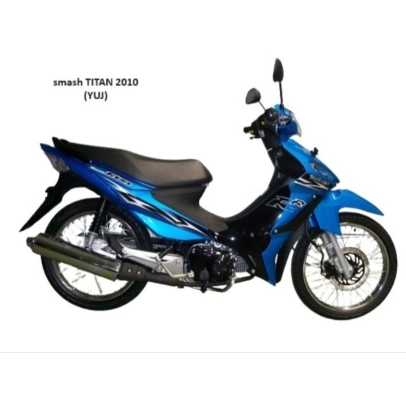 Jual Body Bodi Full Set smash TITAN warna Biru-Hitam YUJ detail paket ...
