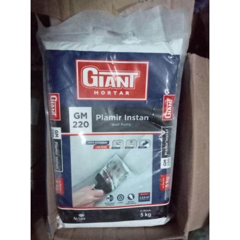 Jual PLAMIR INSTANT (5 KG) AVIAN GIANT MORTAR 220 | Shopee Indonesia