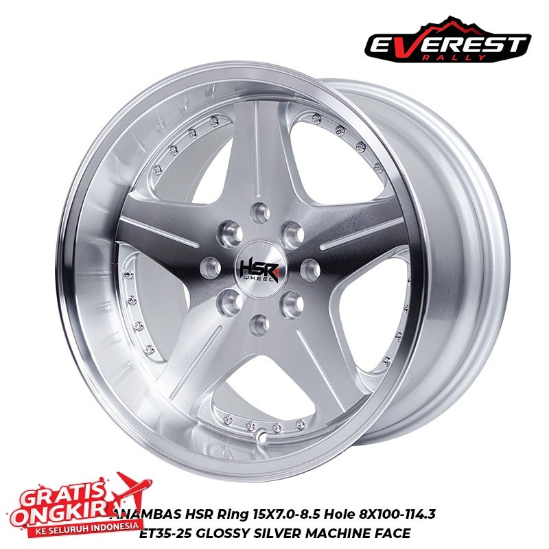 Jual VELG RACING TERMURAH MODEL CELONG HSR ANAMBAS RING 15 LEBAR 7/85 UNTUK MOBIL CALYA WARNA ...