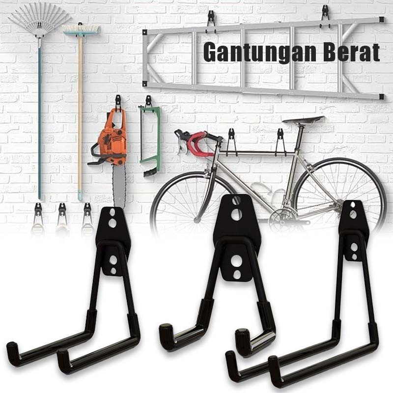 Jual Alat Gantung Sepeda Kait Gantungan Sepeda Garasi Model L Gantungan ...