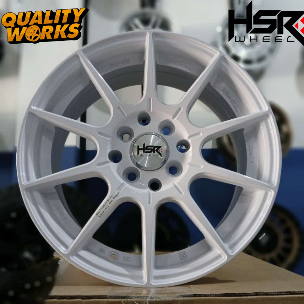 Jual Velg Racing Sigra R15 Inch Hsr Rai s2 Ring 15 Lebar 6,5 Rata Putih ...