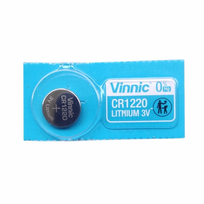 Jual Baterai Vinnic CR1220 / CR 1220 Original Baterai Vinnic Kancing Batre Battery Batrai Jam ...