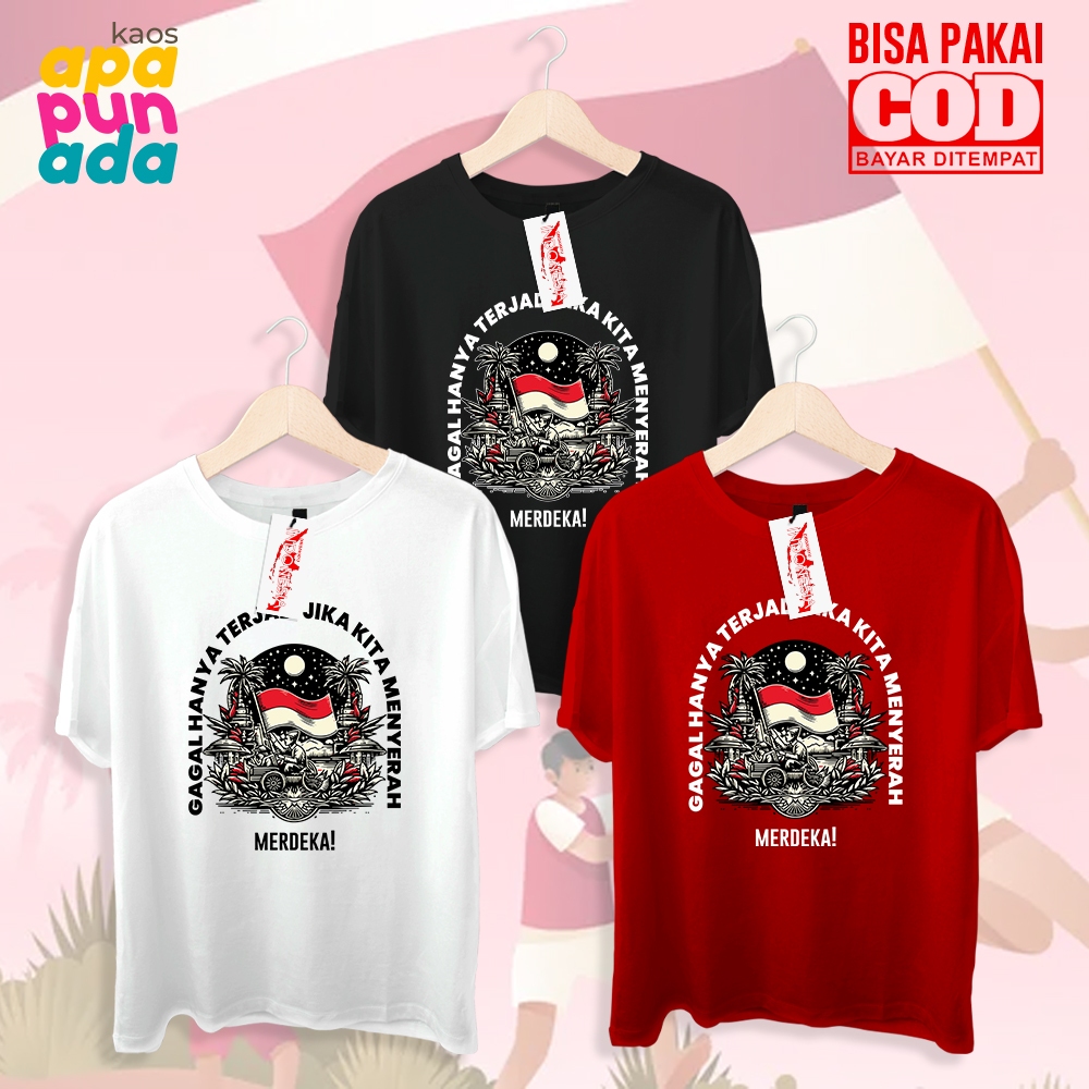 Jual Baju Kaos Atasan Kemerdekaan 17 Agustus Indonesia Merdeka Anak Dewasa Grosir - IND TERJADI ...