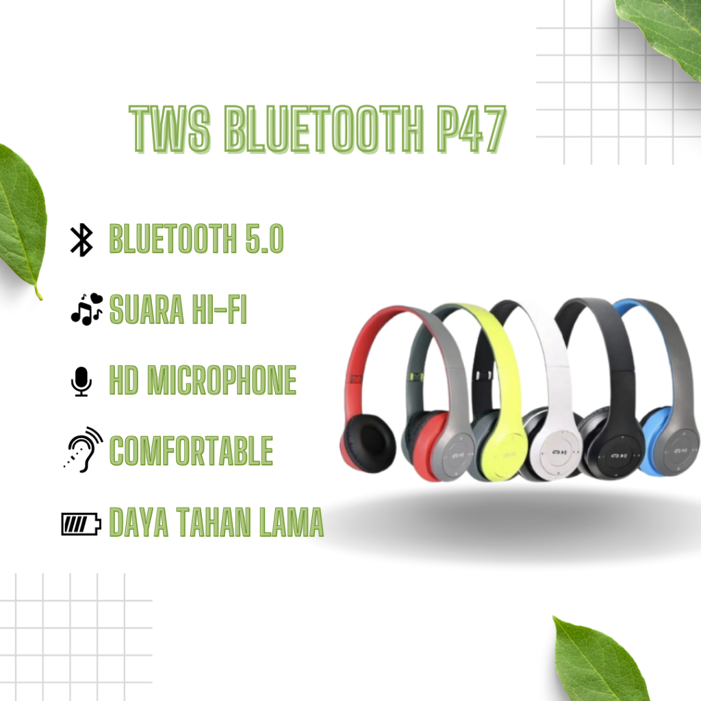 Jual modern bell - Headphone Bluetooth Gaming/ Headset Wireless Bass ...