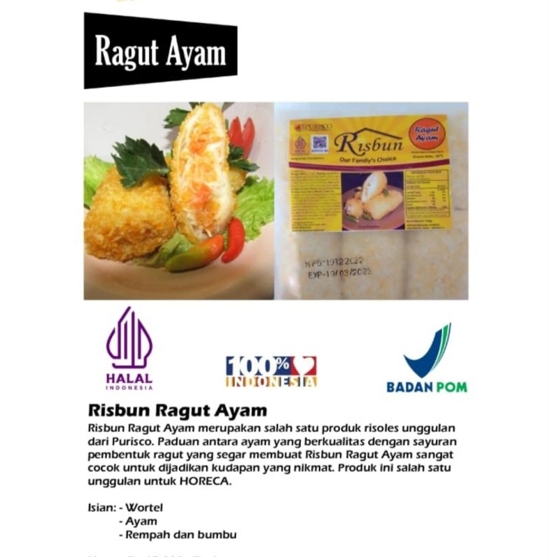 Jual Risbun Risol isi Ragut Ayam | Shopee Indonesia