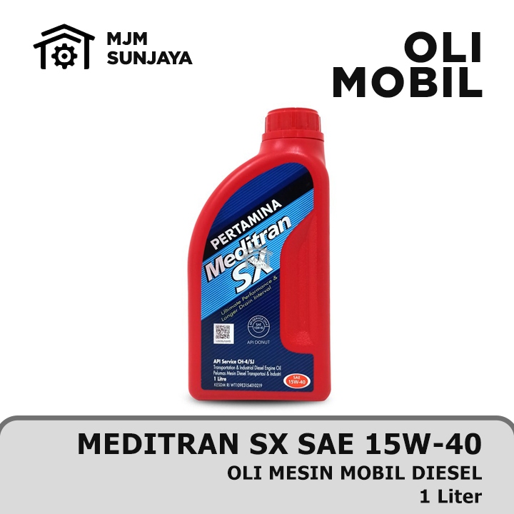 Jual Oli Mesin Pertamina Meditran SX SAE 15W-40 1 Liter Diesel Solar Botol 1Liter 15W40 Mineral ...
