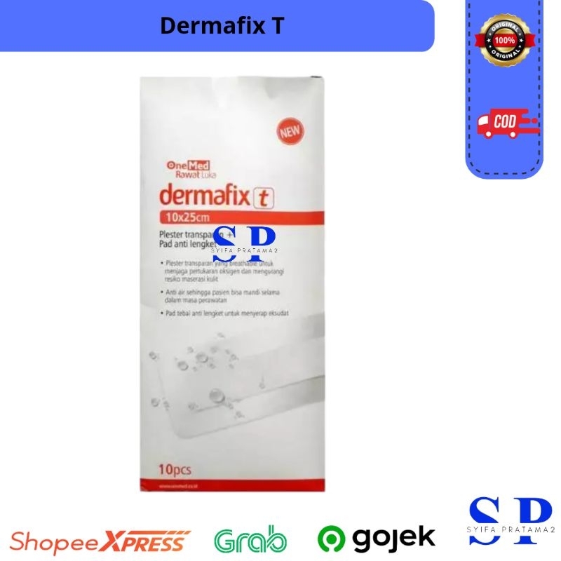 Jual Per Box Dermafix T 10cm x 25cm / Plester Anti Air / Plester ...