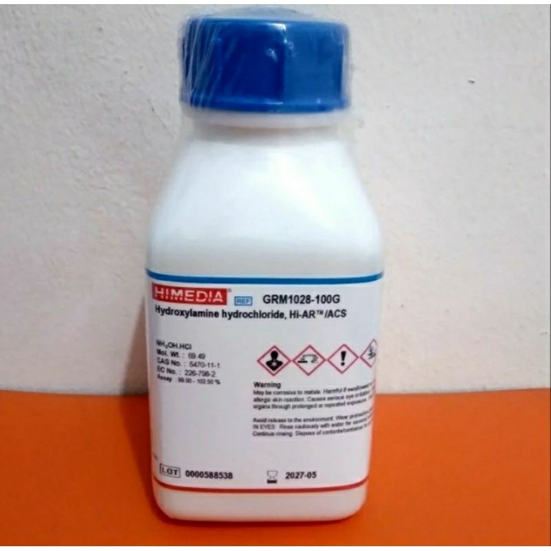 Jual Hydroxylamine Hydrochloric GRM1028-100G. Himedia. NH2OH.HCl ...