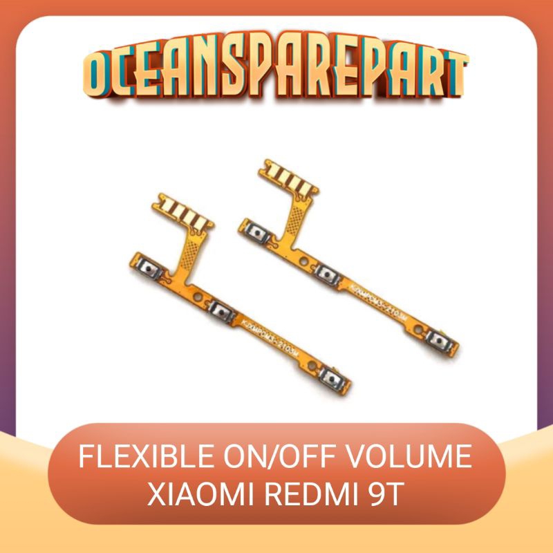 Jual Flexsible Power On Off Volume XIAOMI REDMI 9T Original | Shopee ...