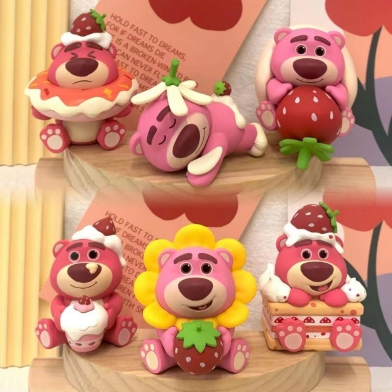 Jual blind box mini so lotso blindbox lotso strawberry cake lotso blind ...