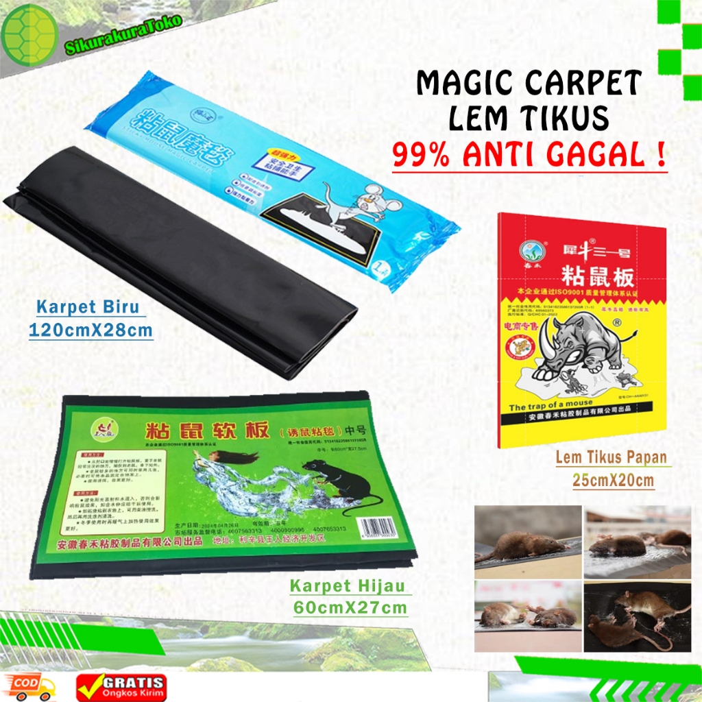 Jual (SKR) Lem Tikus Karpet Papan Ajaib Super Besar Magic Carpet Super ...