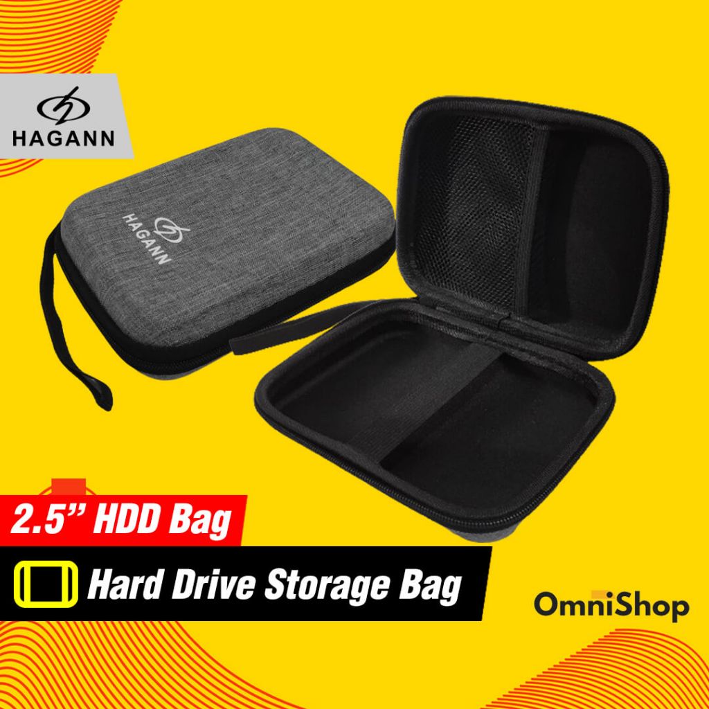 Jual Shockproof Case Bag HDD SSD 2.5" | Pouch Dompet Hardisk Eksternal | HDD Enclosure HAGANN ...