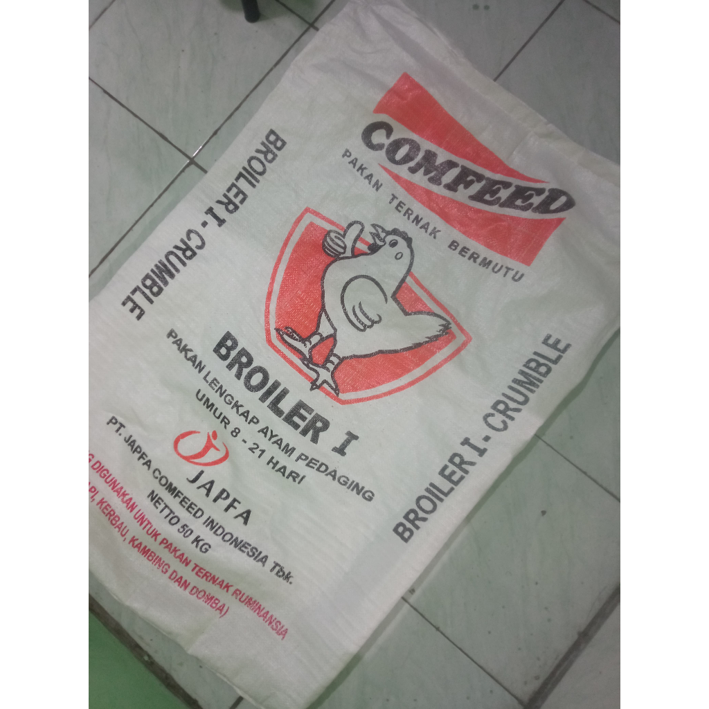 Jual Karung bekas pakan ayam / Karung Gabah 50kg Kondisi Bagus Layak ...