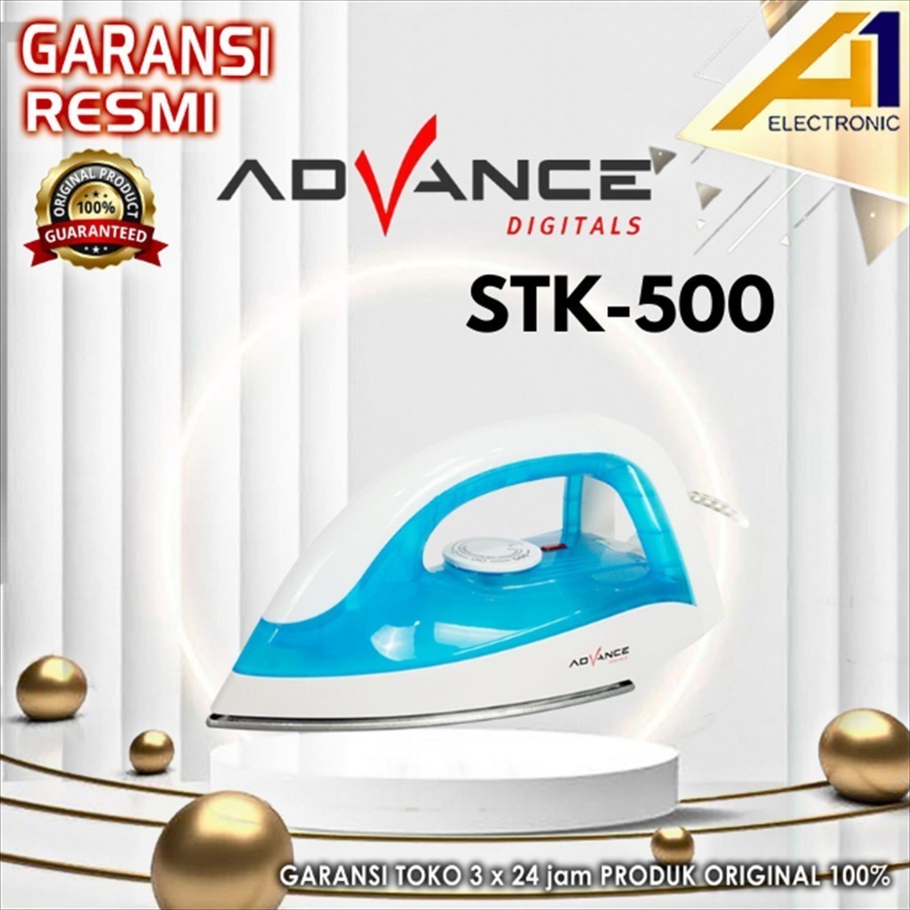 Jual Setrika Listrik ADVANCE STK500 / STK 500 350 Watt Anti Lengket | Shopee Indonesia