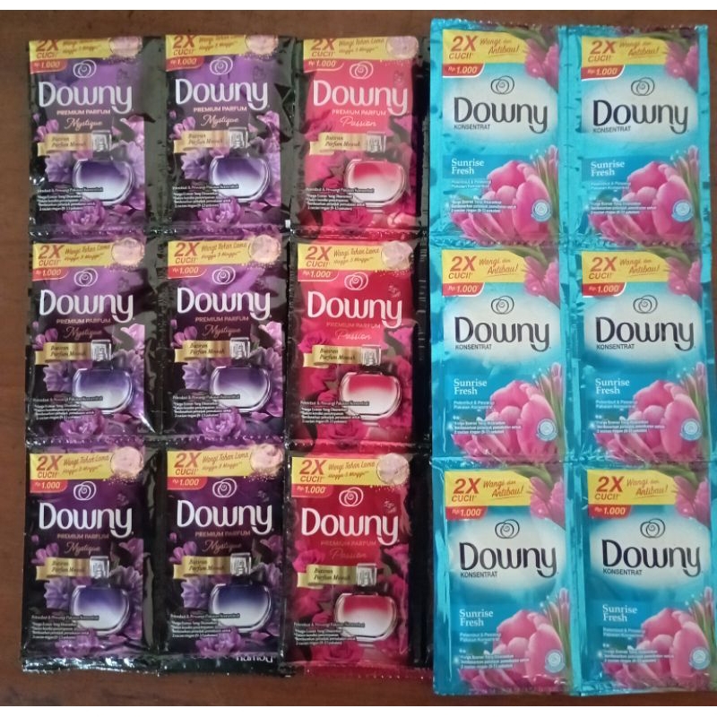 Jual Downy 1000 an renteng (12 sachet) | Shopee Indonesia