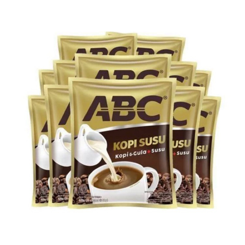 Jual Kopi ABC kopi susu sachet 31gram RENCENG isi 10 | Shopee Indonesia
