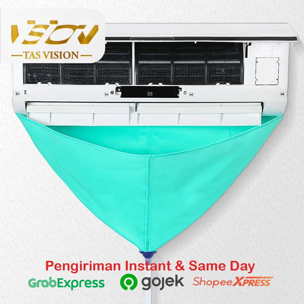 Jual Plastik Cuci AC Air Conditioner Cleaning Cover Waterproof Buang ...