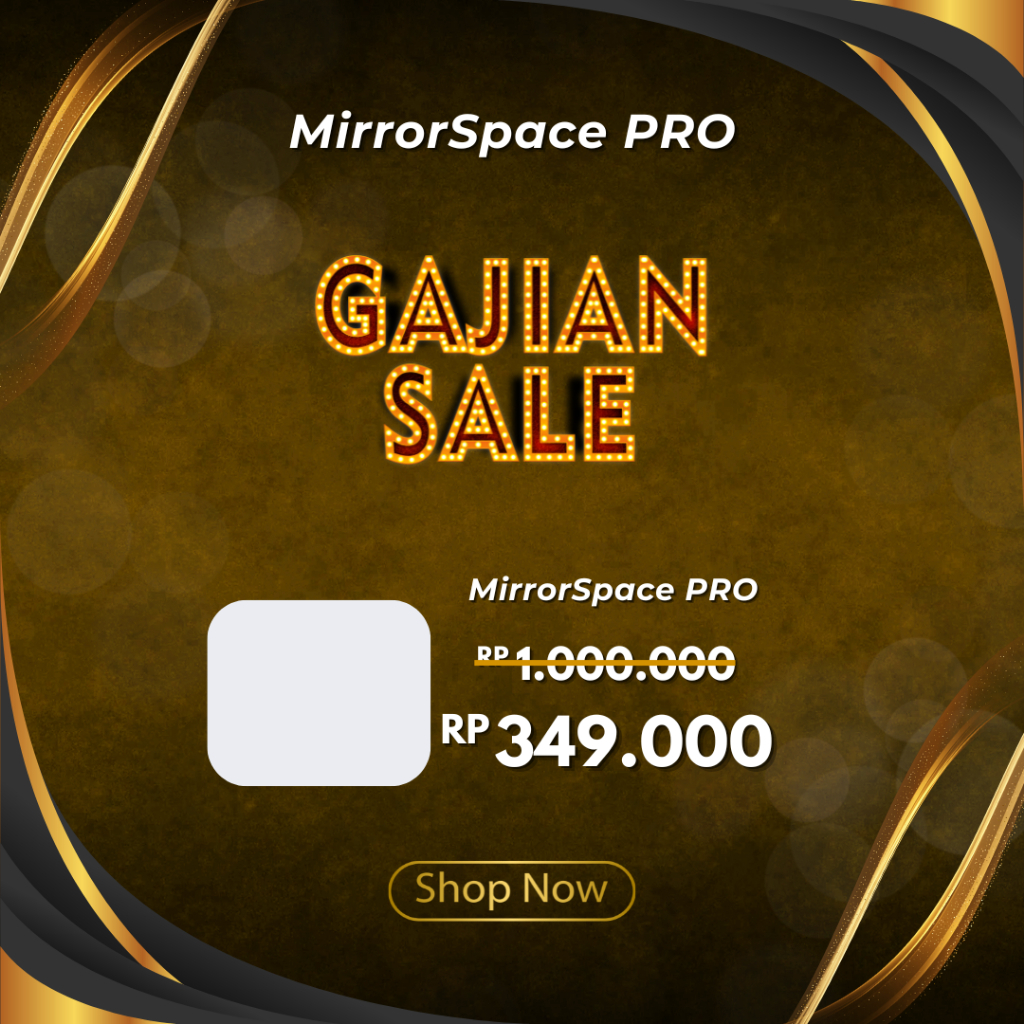 Jual MirrorSpace Pro Wireless Charging Case TWS Bluetooth | Shopee Indonesia