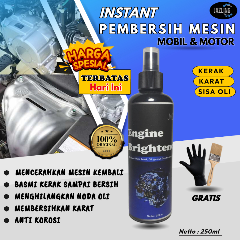 Jual Pembersih Kerak Mesin Motor Super Engine Degreaser Motor & Mobil Karat Blok Mesin Kotoran ...