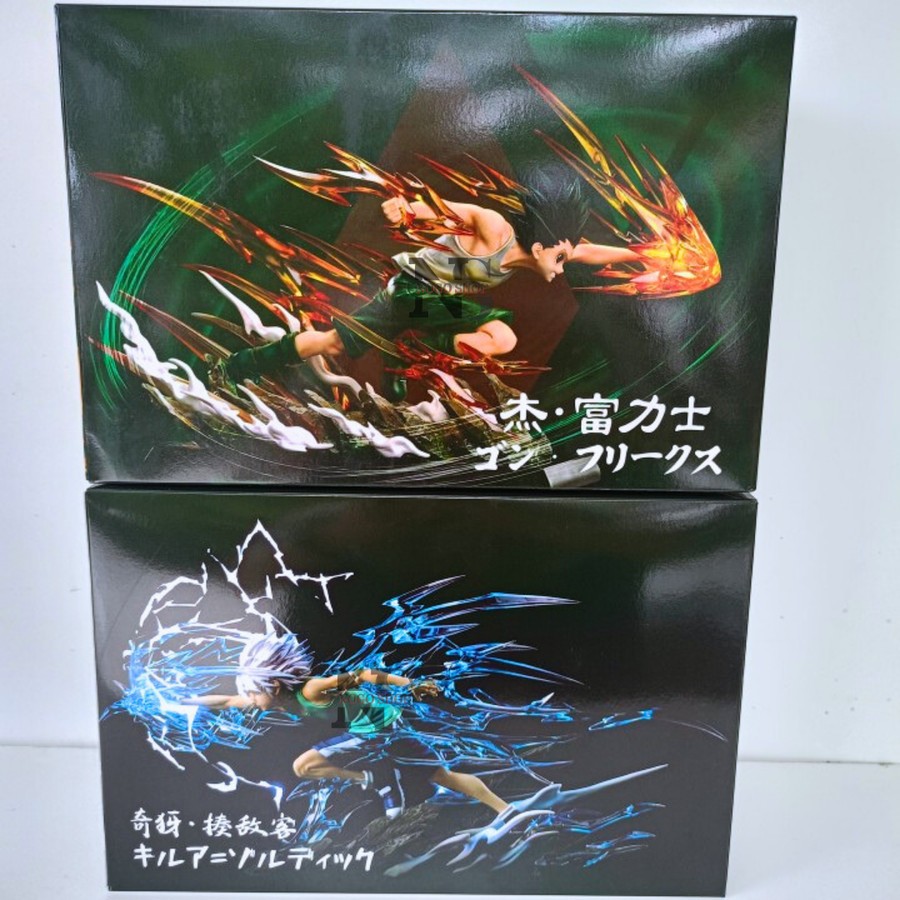 Jual PVC Action Figure Gon Freecs Killua Zoldyck Hunter X Hunter HXH Fight | Shopee Indonesia