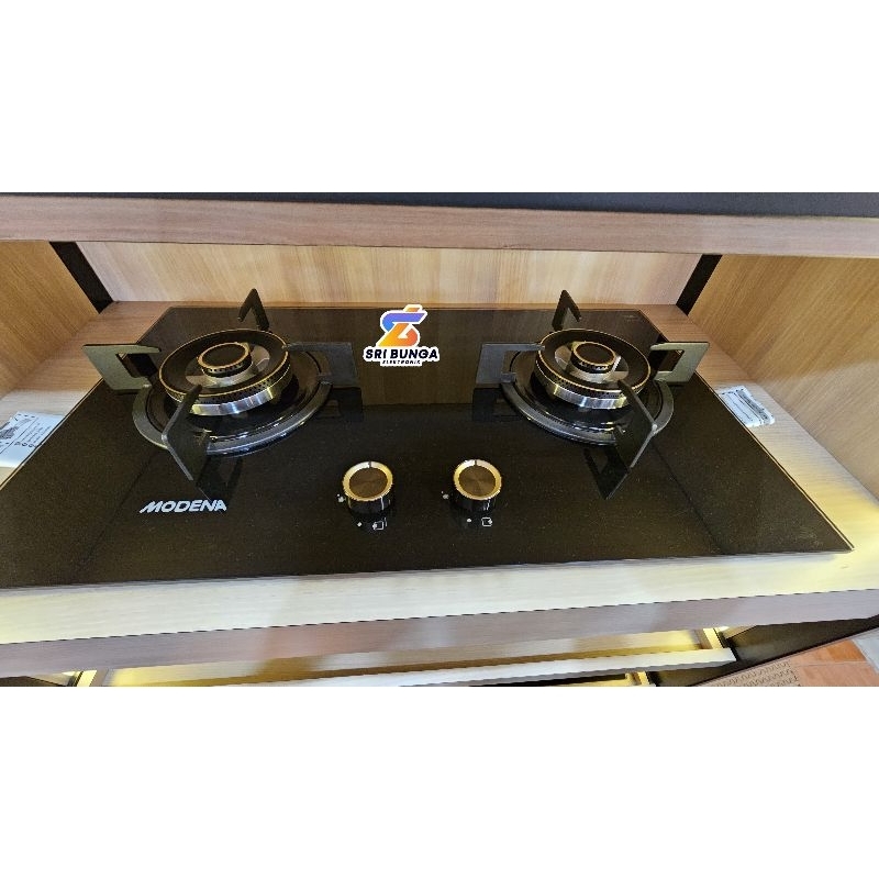 Jual MODENA Kompor Tanam 2 Tungku BH 2725 GABK Built in Gas HOB Safety ...
