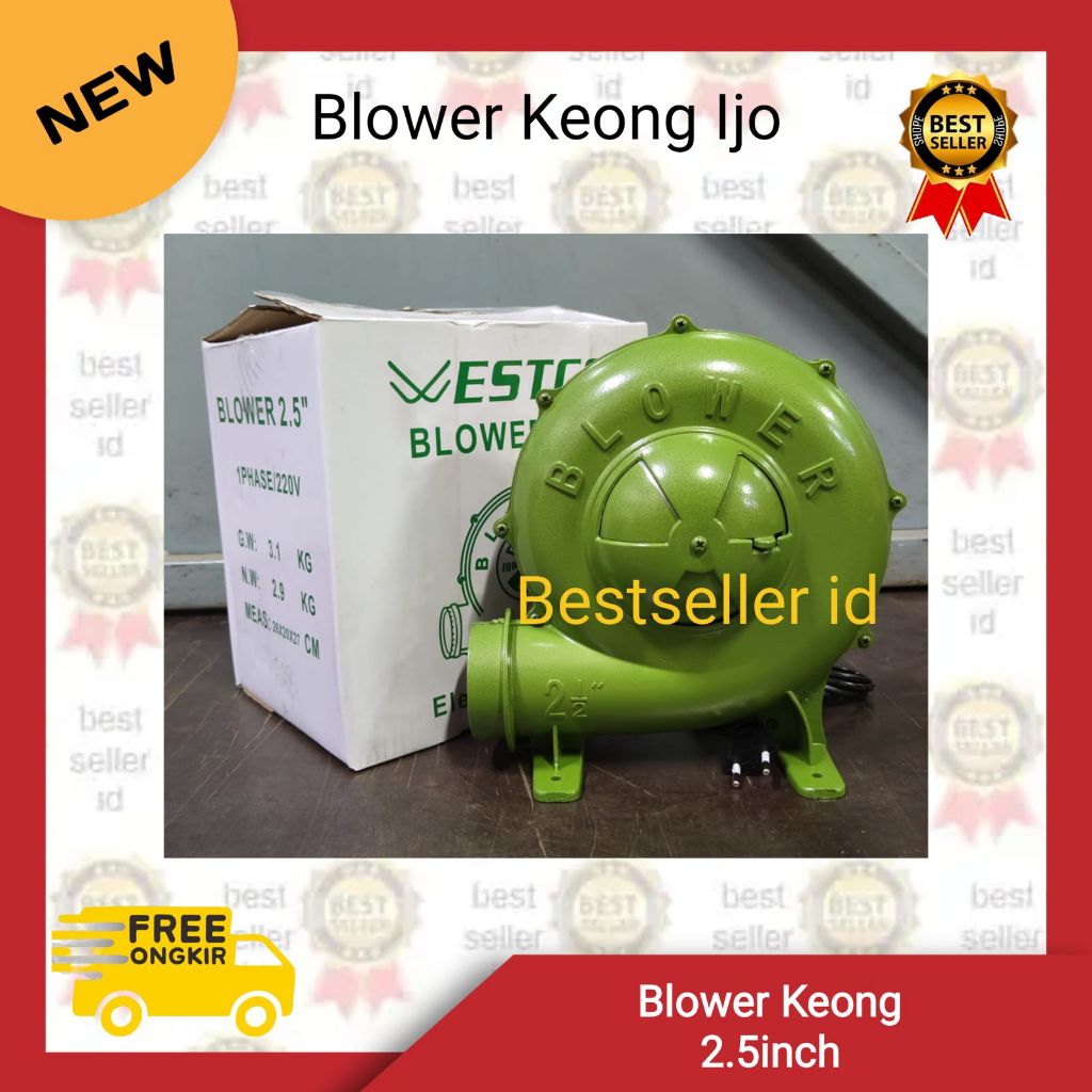 Jual Blower Keong 2.5" / Blower Hijau 2.5 inch / Blower Ijo 2 1/2 ...