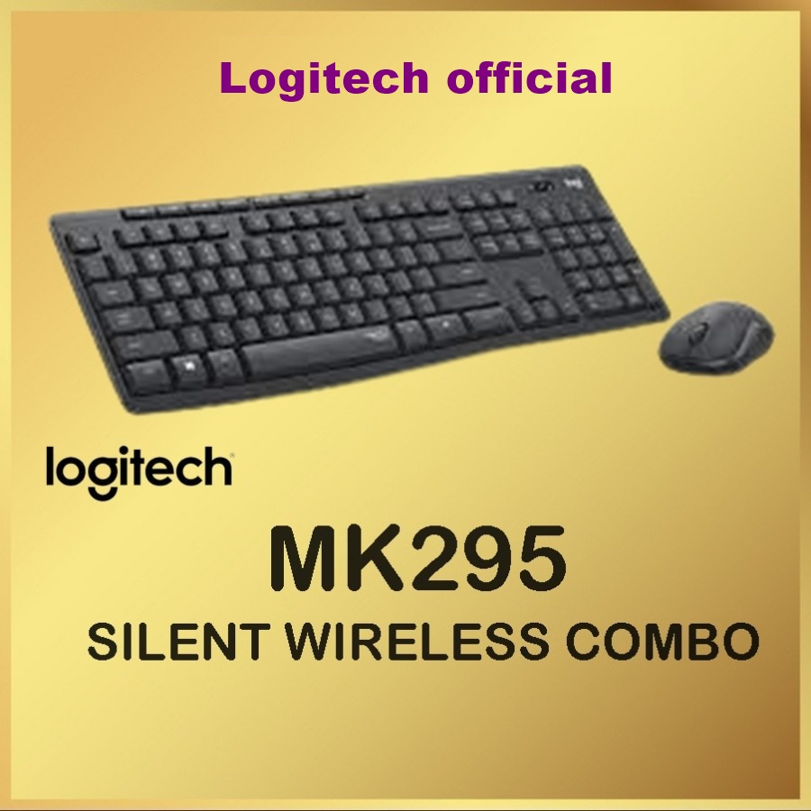 Jual Logitech MK295 Silent Wirelles Combo Keyboard + Mouse Bundle ...