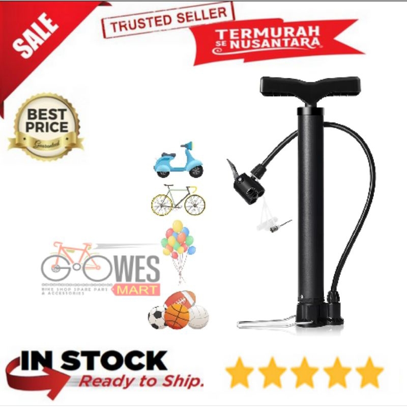 Jual Pompa Mini Angin Ban Sepeda Portable | Shopee Indonesia