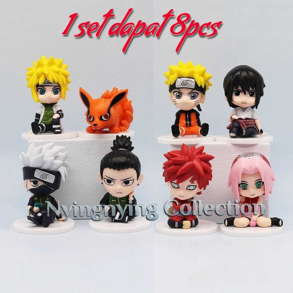 Jual Action Figure Naruto Biju Minato Gaara Sasuke Sakura Set isi 6pcs ...