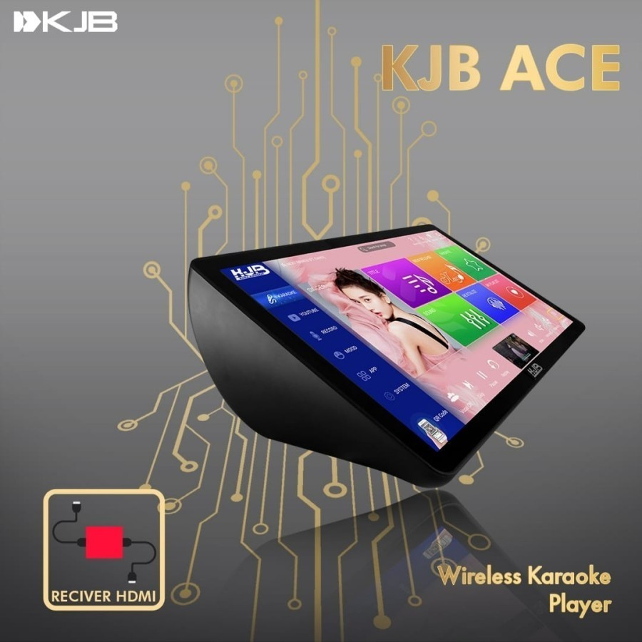 Jual KJB ACE Wireless Player Karaoke Built in Touchscreen 19 inch ...