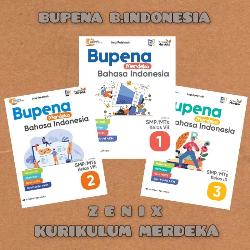 Jual Buku Bupena Merdeka Bahasa Indonesia SMP MTs Kelas 7 8 9 VII VIII IX 1 2 3 Kurikulum ...