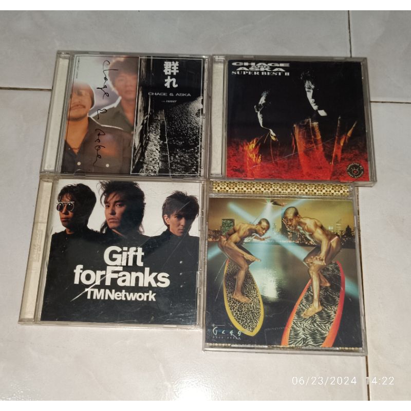Jual cd Japan CHAGE & ASKA-Swear / CHAGE & ASKA-Super Best II / TM NETWORK-Gift For Fanks / GLAY ...