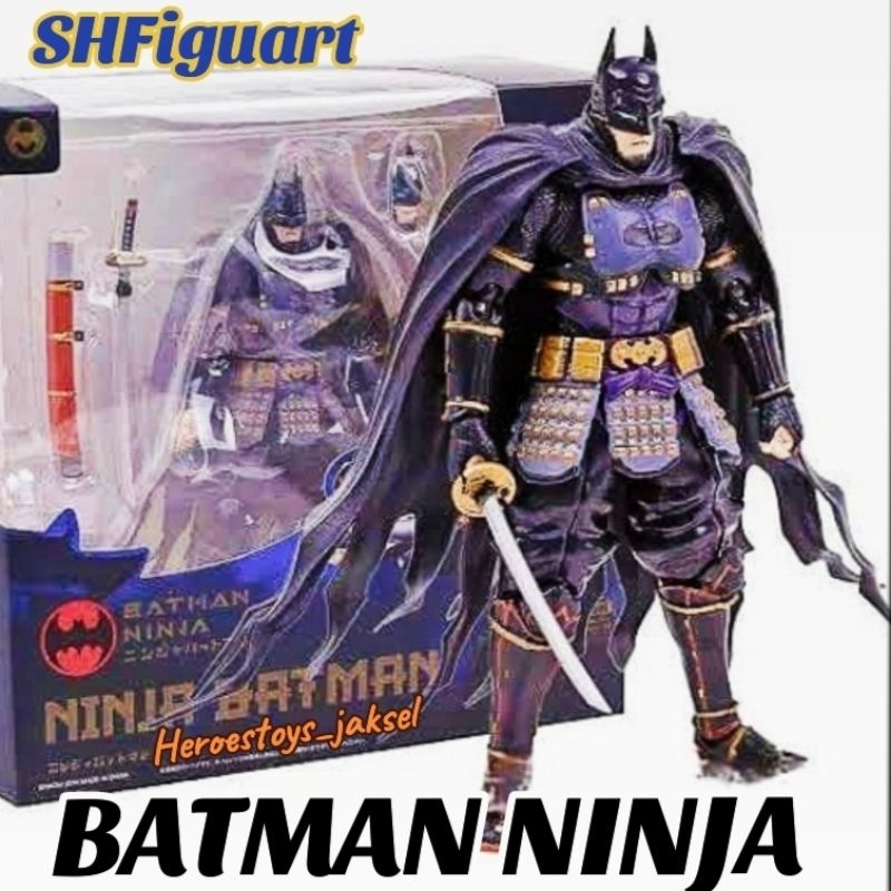 Jual Shf Batman Ninja Action Figure Justice League NINJA Batman Mainan ...