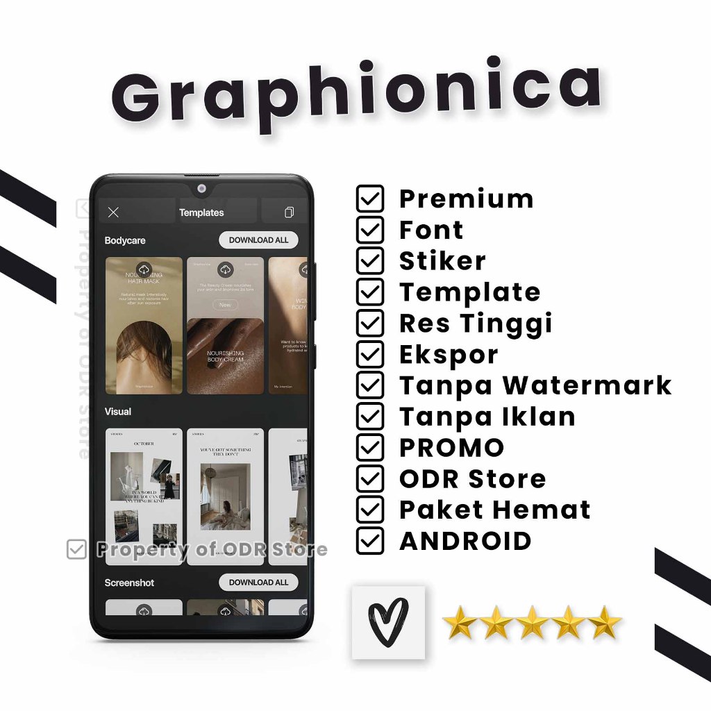 Jual Graphionica lifetime Buat cerita Foto dan Video untuk Jejaring ...