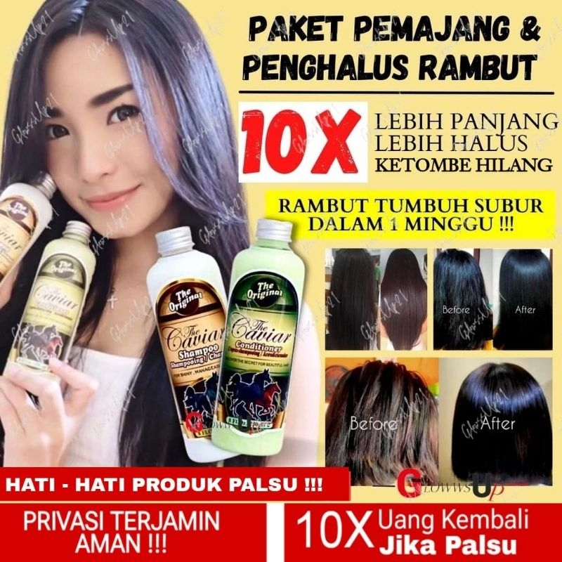 Jual SHAMPOO PENUMBUH RAMBUT BOTAK & Anti Ketombe - CAVIAR SHAMPO ...