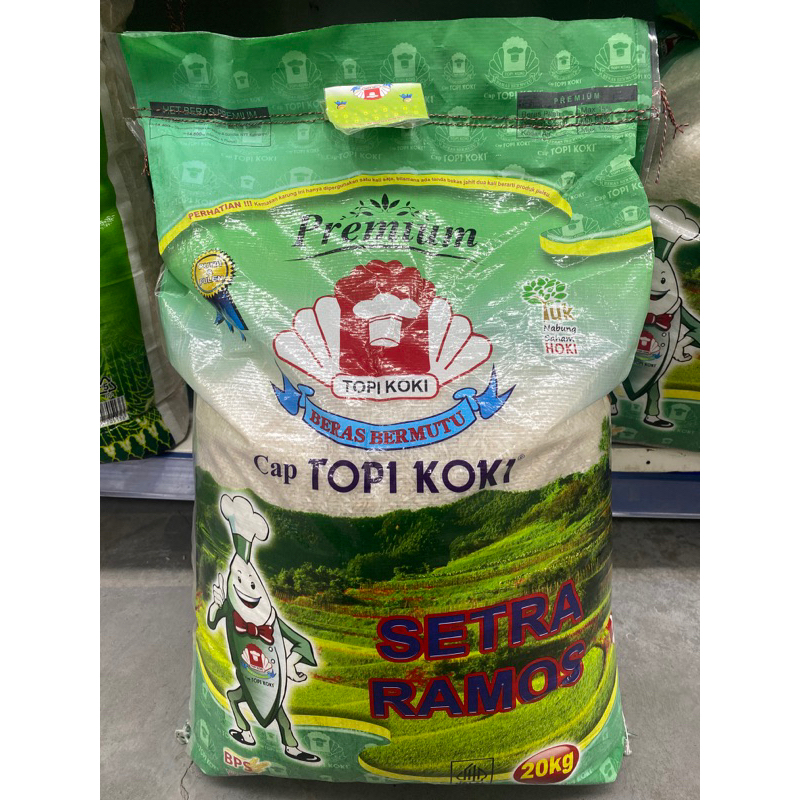 Jual Beras Topi Koki 1 x 20 Kg atau 2 x 10 kg | Shopee Indonesia
