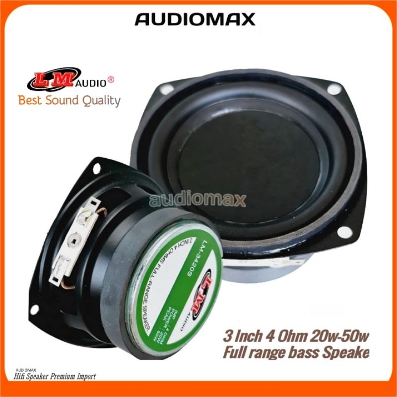 Jual Speaker Full range 3 Inch 50W 4 ohm Hifi Lm Audio Speaker | Shopee Indonesia