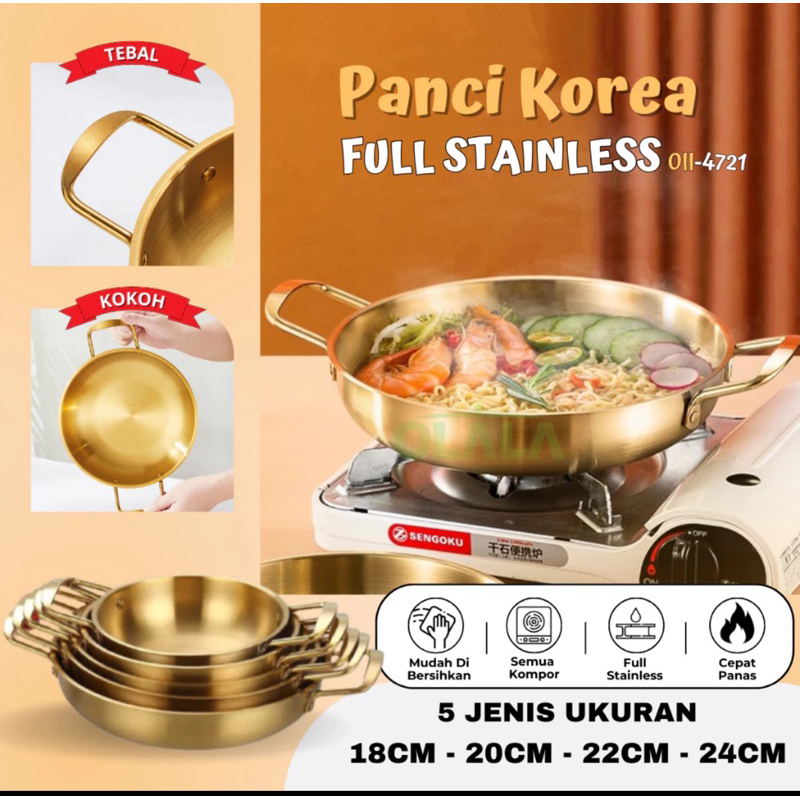 Jual Panci Ramen korea / Panci Noodle Korean Stainless / Panci Ramen ...