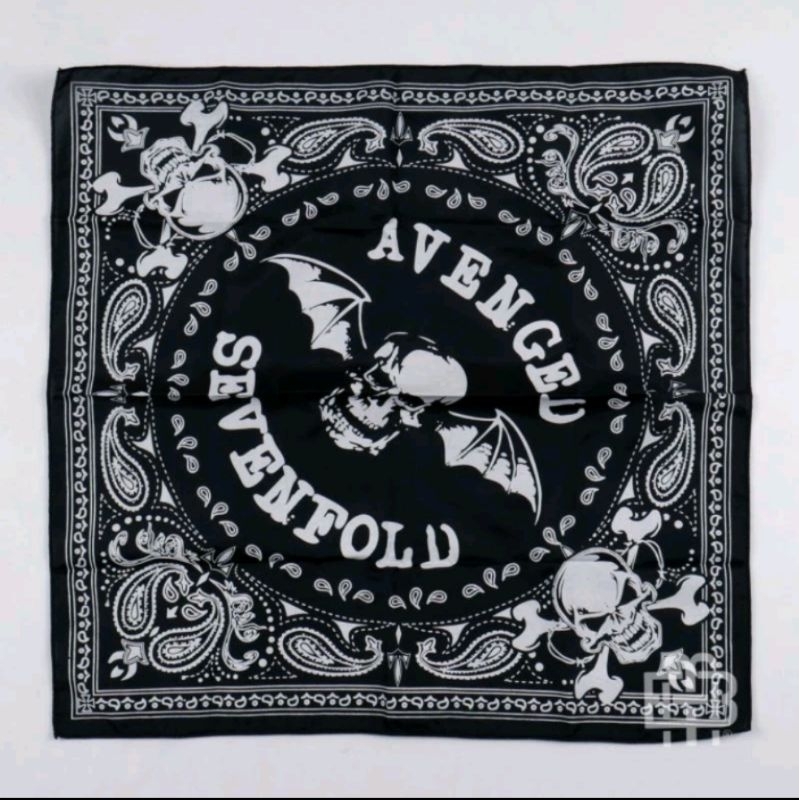 Jual SLAYER BANDANA AVENGED SEVENFOLD X GARASI REBEL DISTRO IKAT KEPALA ...