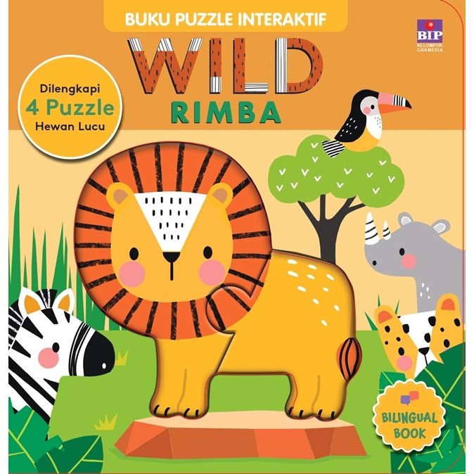 Jual BIP - BUKU PUZZLE INTERAKTIF WILD (RIMBA) | Shopee Indonesia