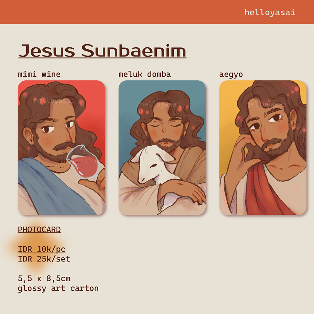 Jual Jesus Sunbaenim - Photocard | Shopee Indonesia