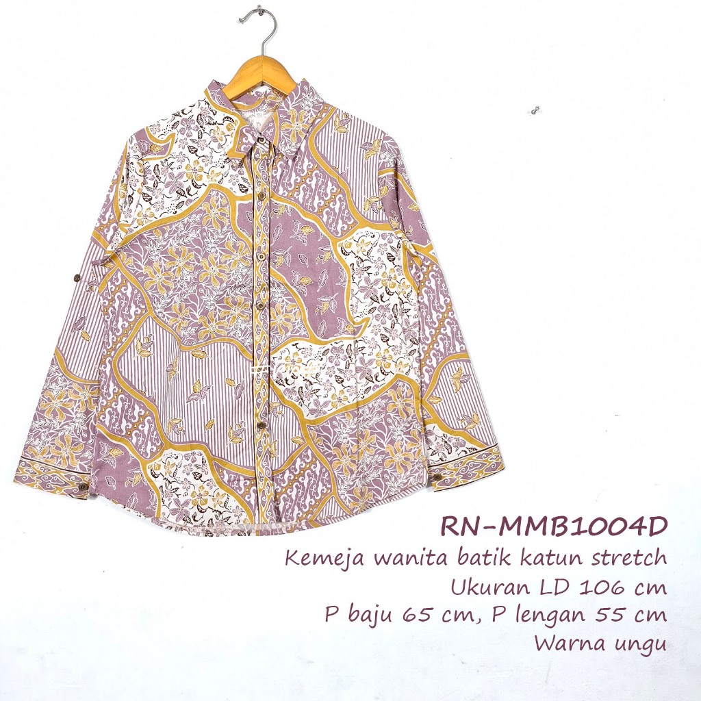 Jual Kemeja batik wanita katun stretch modis lucu keren part I | Shopee ...