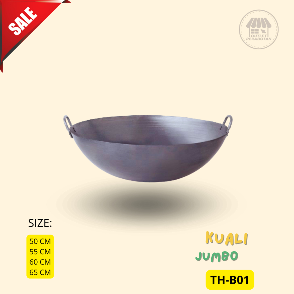 Jual Wajan Kuali Besar Jumbo Model 2 Handle Efa By Akebonno diameter 65 ...