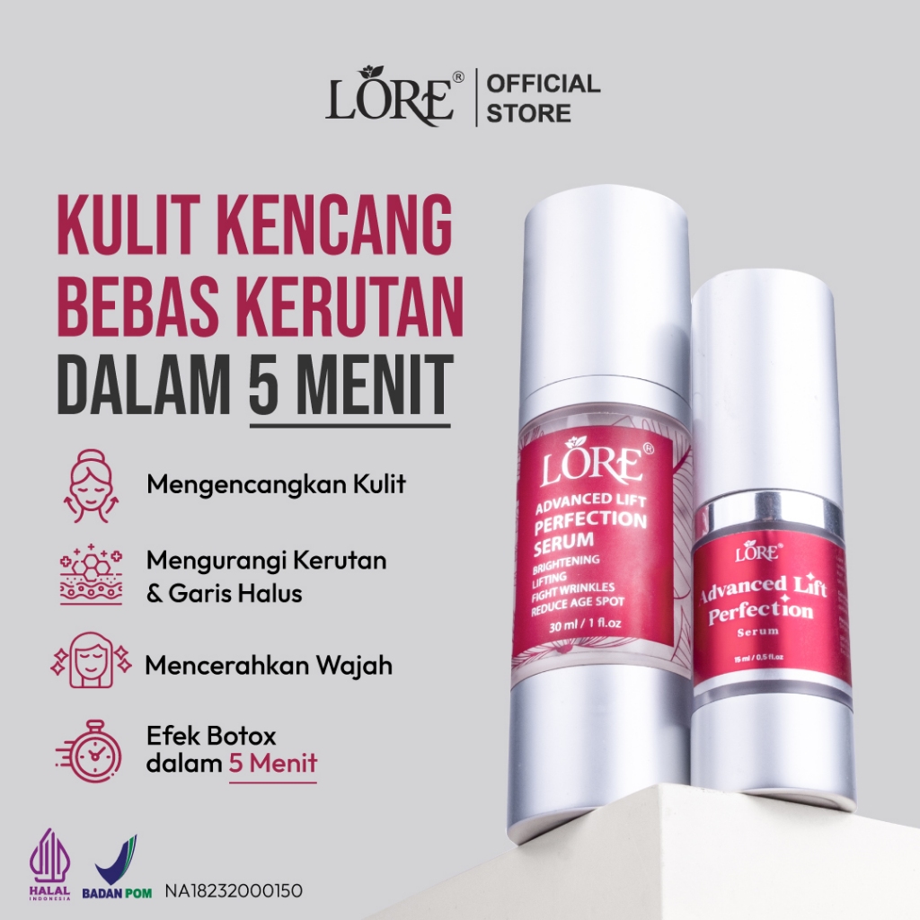 Jual LORE Advanced Lift Perfection Serum - Serum Wajah Anti Aging ...