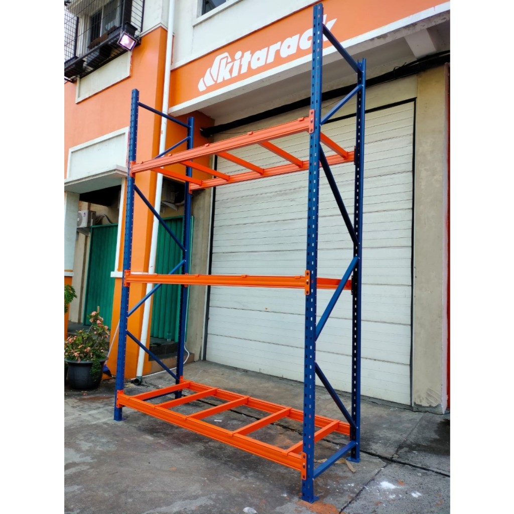 Jual Rak Palet 1 TON KITARACK Pallet Rack Heavy Duty Panjang 2.5 Meter ...